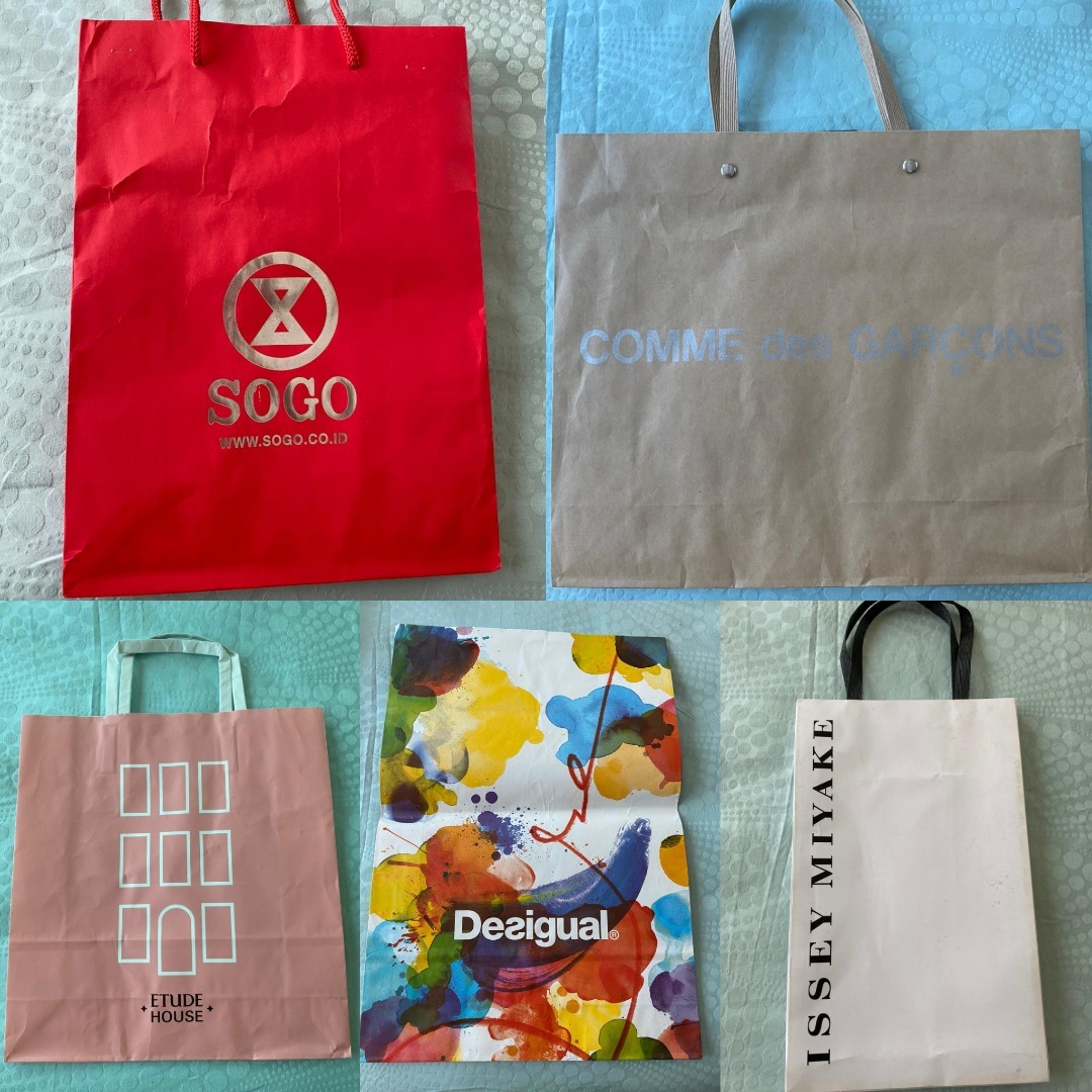 Paperbag Gap Longchamp True religion harley etude mac cdg coach issey ...