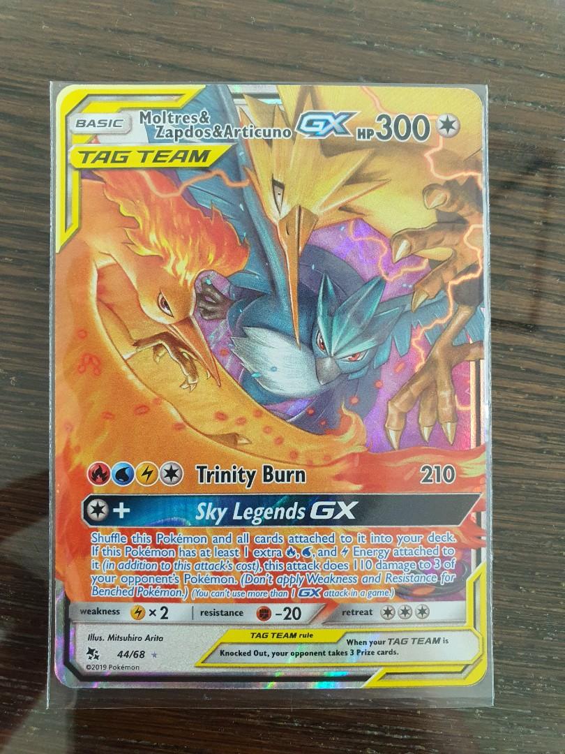 Pokemon Card Hidden Fates Bird Trio, Hobbies & Toys, Toys & Games on ...