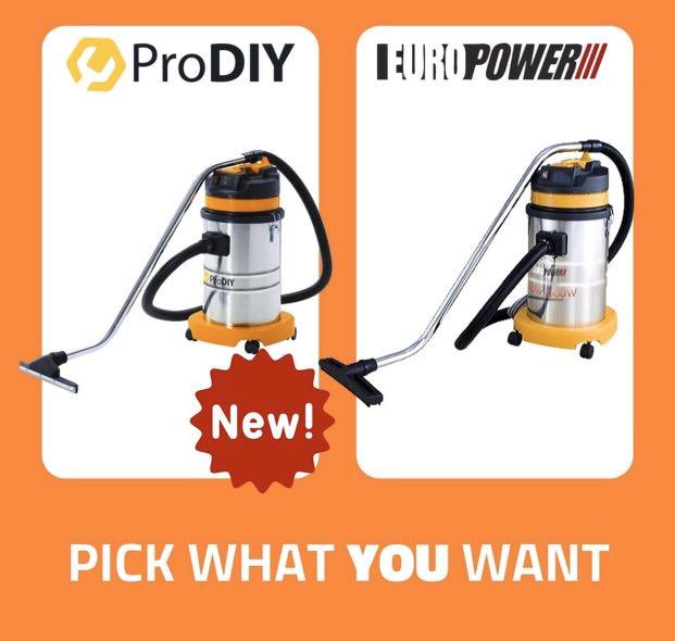 New Ready Stock Prodiy Pro301 Europower Eurox Vac5001 1800w 30l