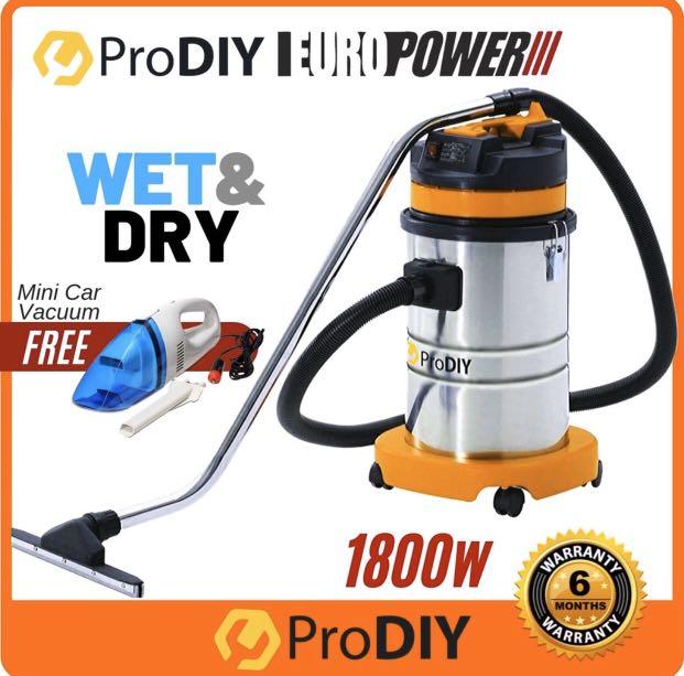New Ready Stock Prodiy Pro301 Europower Eurox Vac5001 1800w 30l