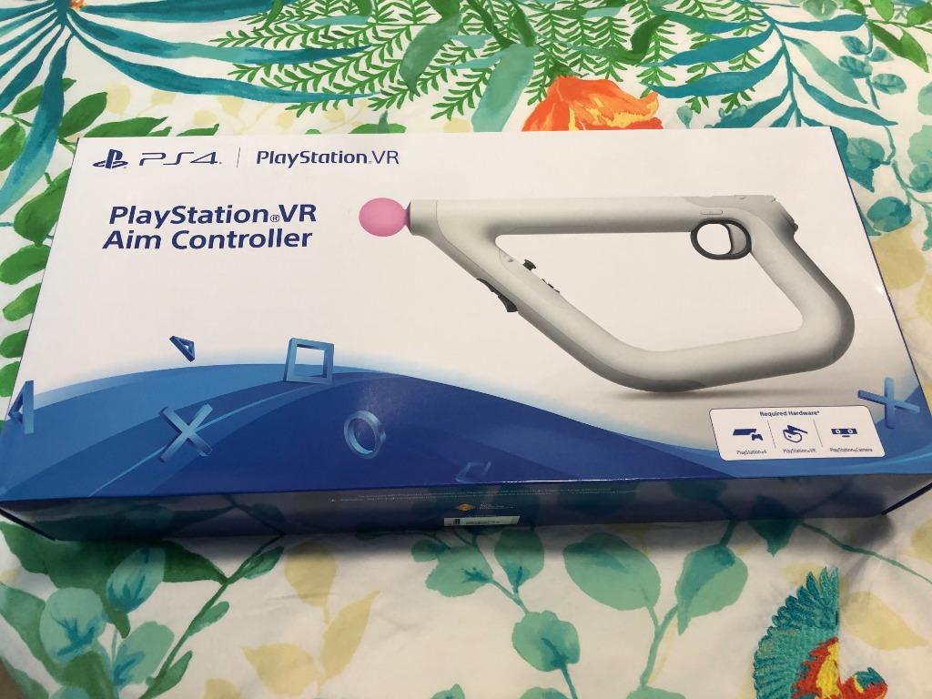PSVR & Aim Controller + Gran Turismo, EVE Valkyrie, Demo Disc and VR Worlds, Video Gaming ...