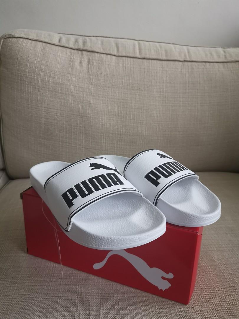 Puma Slides, Men's Fashion, Footwear, Flipflops and Slides on Carousell