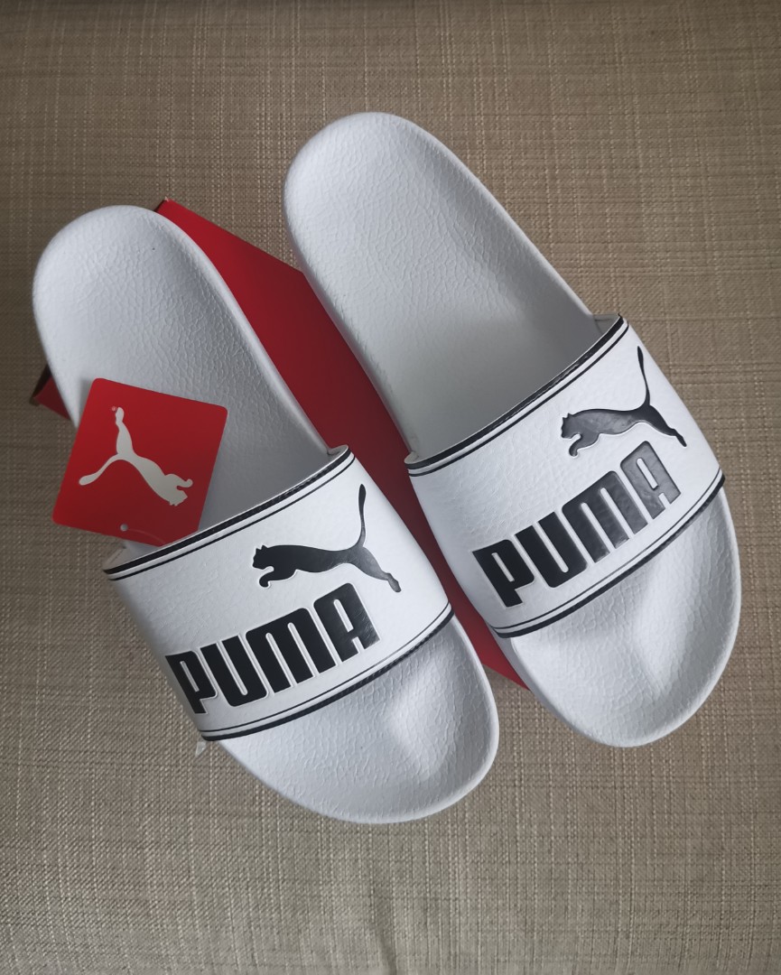 Puma Slides, Men's Fashion, Footwear, Flipflops and Slides on Carousell