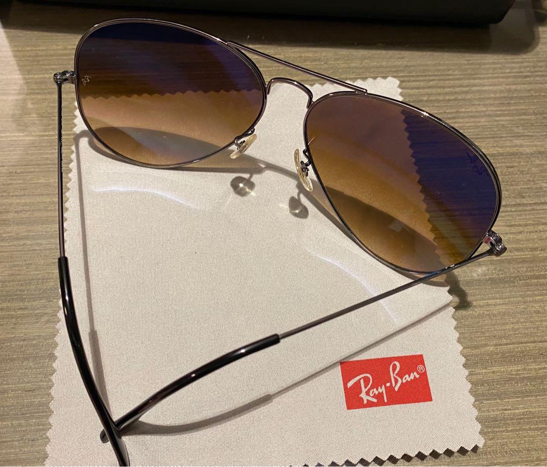 不議價：Ray Ban Sunglasses RB3025 Aviator Large Metal 004/51 62[]14 2N, 名牌 ...