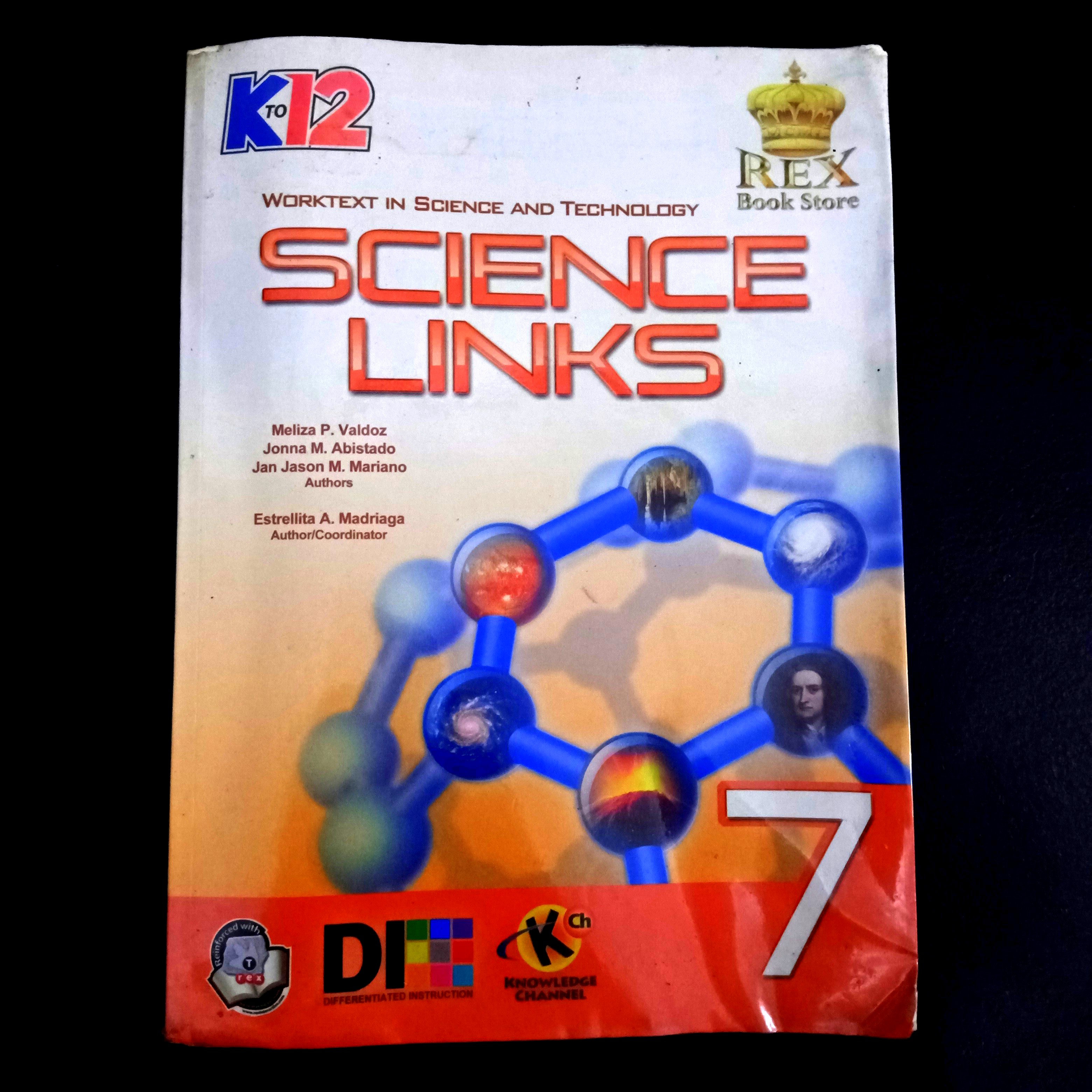 REX Science Links Worktext in Science and Technology 7 K to 12, Hobbies ...