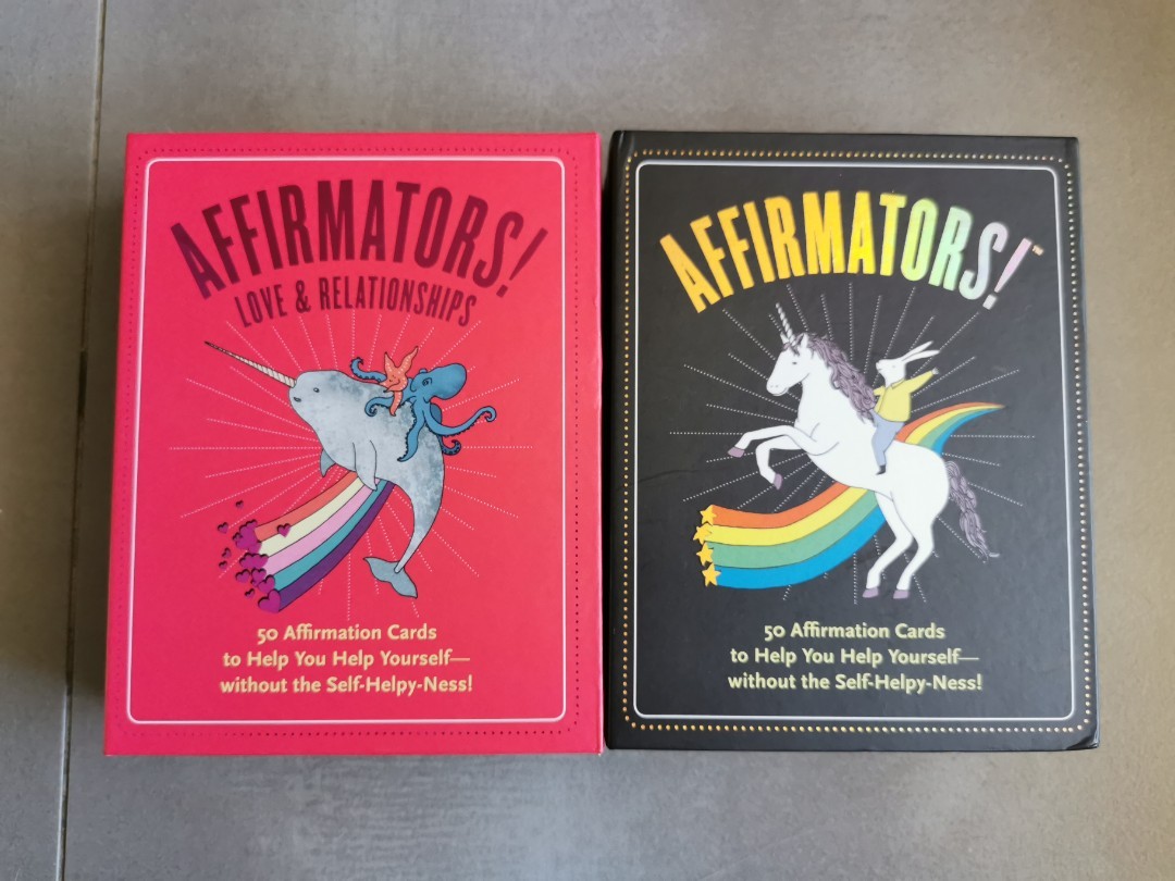 AFFIRMATORS! 50 affirmation Cards per deck., Toys & Games, Board Games ...