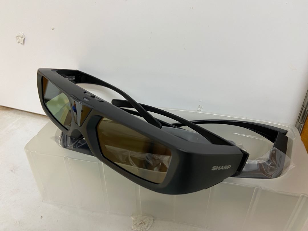 Sharp 3D 眼鏡 Glasses, 電子遊戲, 遊戲機配件, VR 虛擬實境 - Carousell