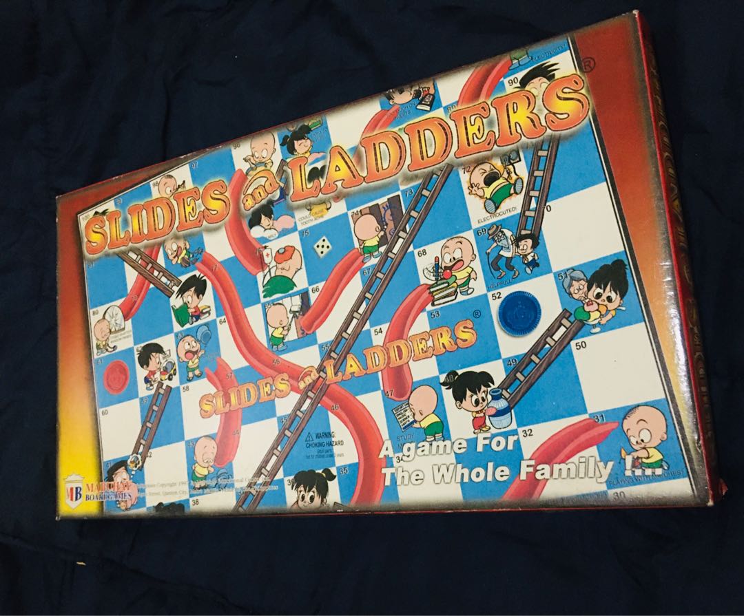 Slides and Ladders Board Game, Hobbies & Toys, Toys & Games on Carousell