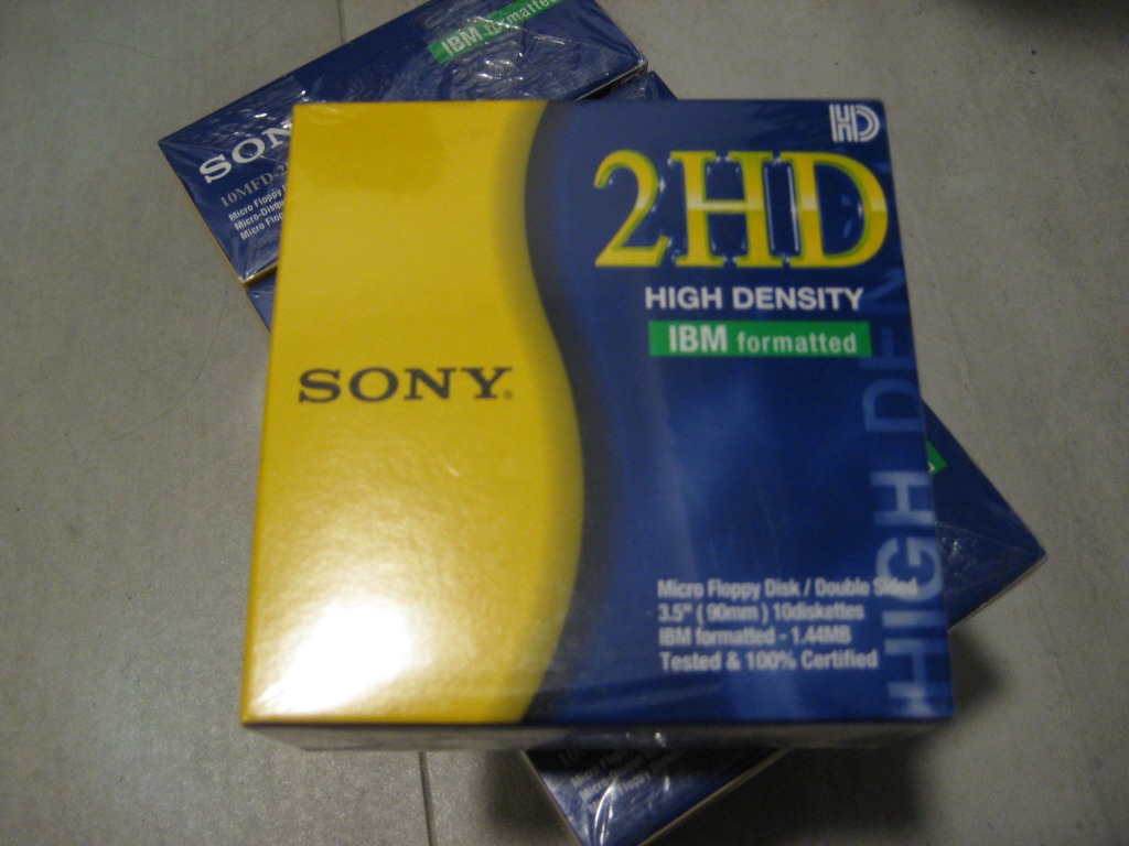 Sony floppy disks 2HD high density SEALED BOXES, TV & Home Appliances ...