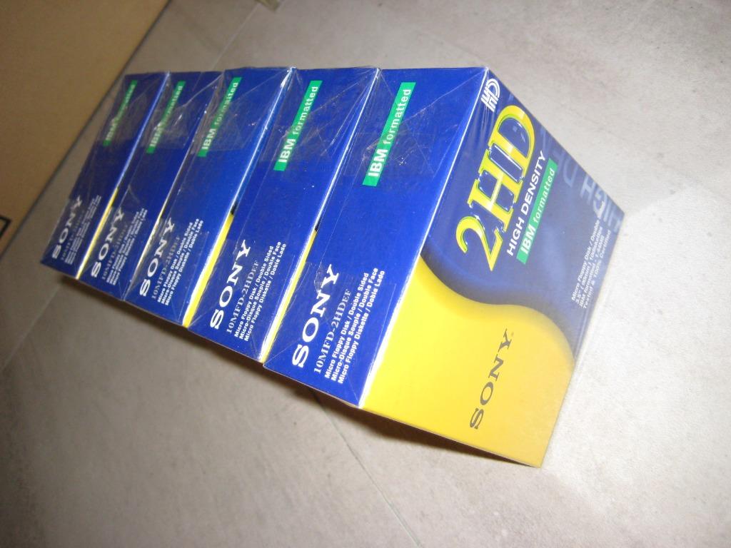 Sony floppy disks 2HD high density SEALED BOXES, TV & Home Appliances ...