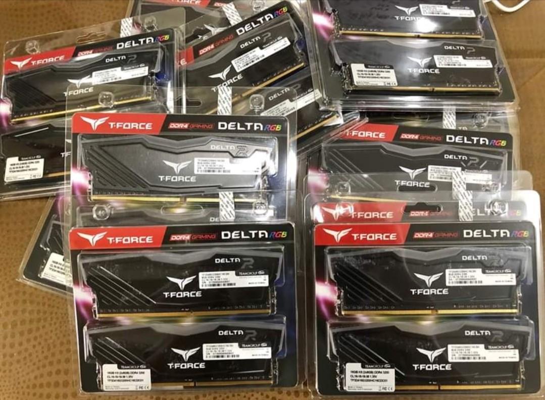 TFORCE DELTA RGB BLACK 2X8GB 3200mhz, Computers & Tech, Parts ...