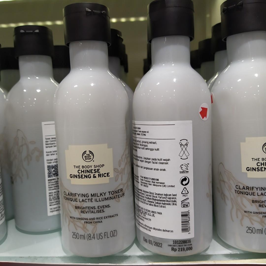 The Body Shop Chinese Ginseng Toner, Kesehatan & Kecantikan, Kulit ...