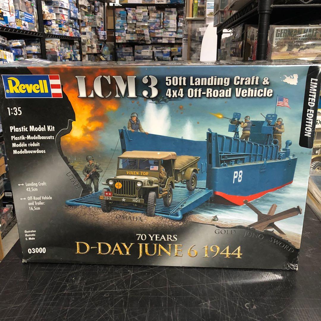 1/35 Revell D-Day LCM 3 Set Model Kit, Hobbies & Toys, Toys & Games on ...