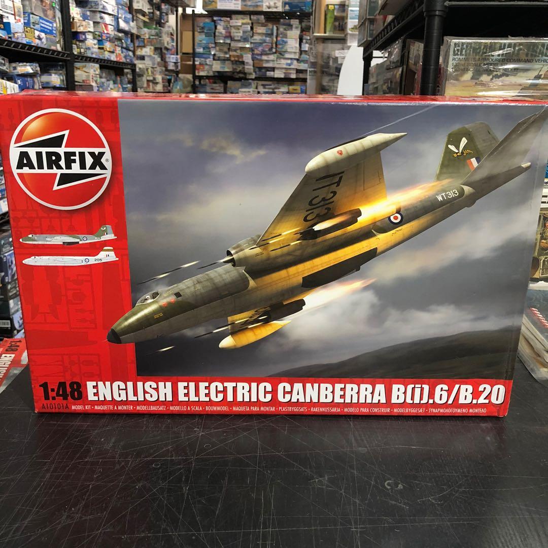 1/48 Airfix English Electric Canberra B(i).6/B.20 Model Kit, Hobbies & Toys, Toys & Games on ...