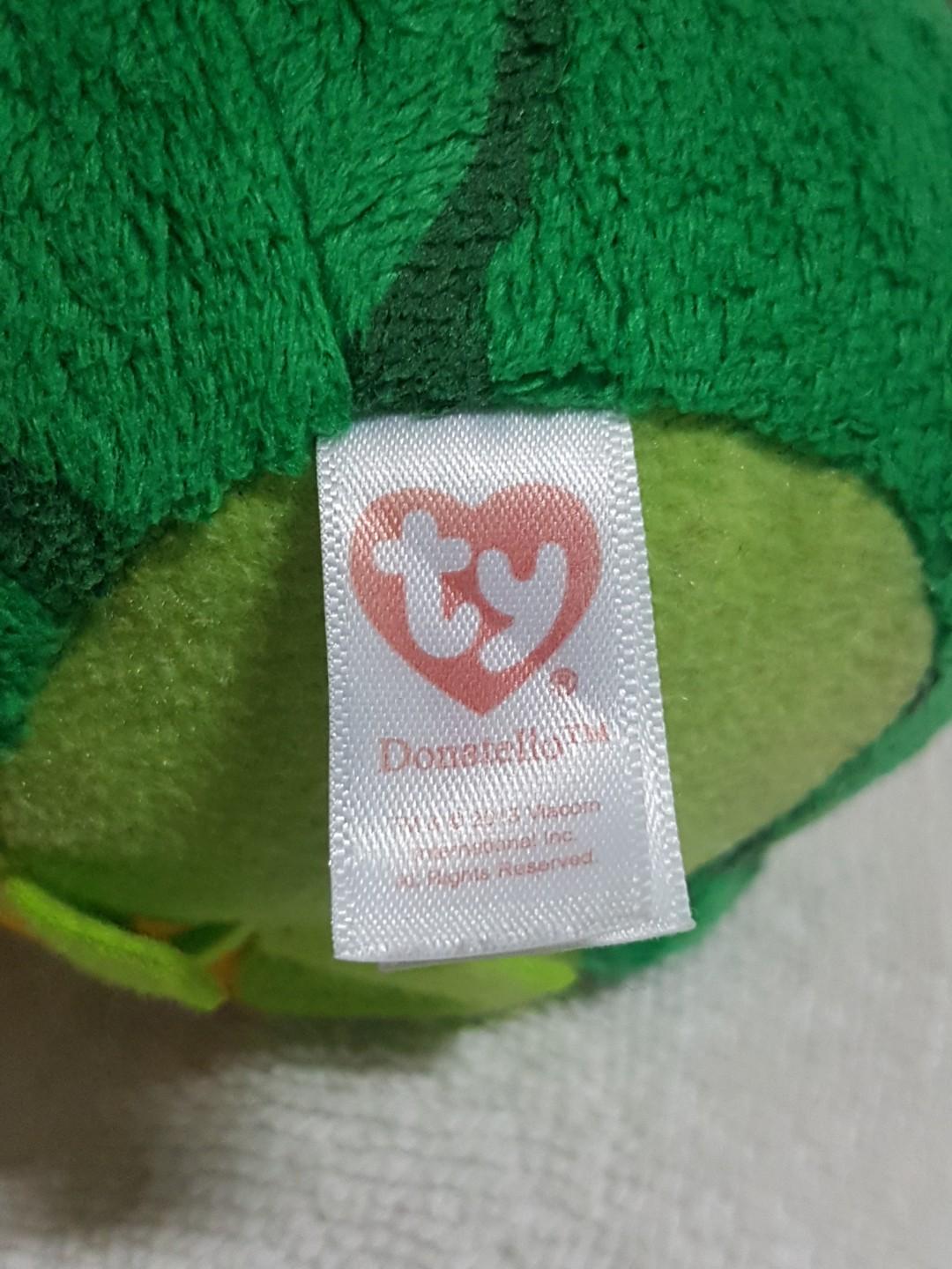 Authentic TY Beanie Ballz Collection - Nickelodeon Ninja Turtles ...