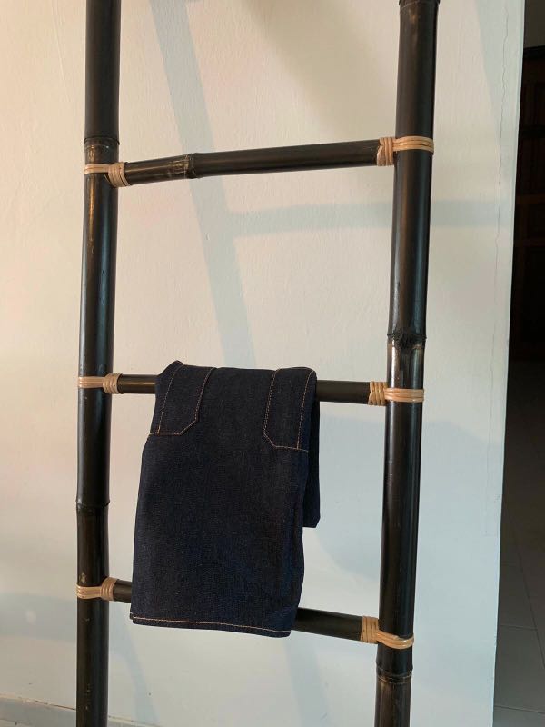 Bamboo ladder rack, Furniture & Home Living, Furniture, Shelves ...
