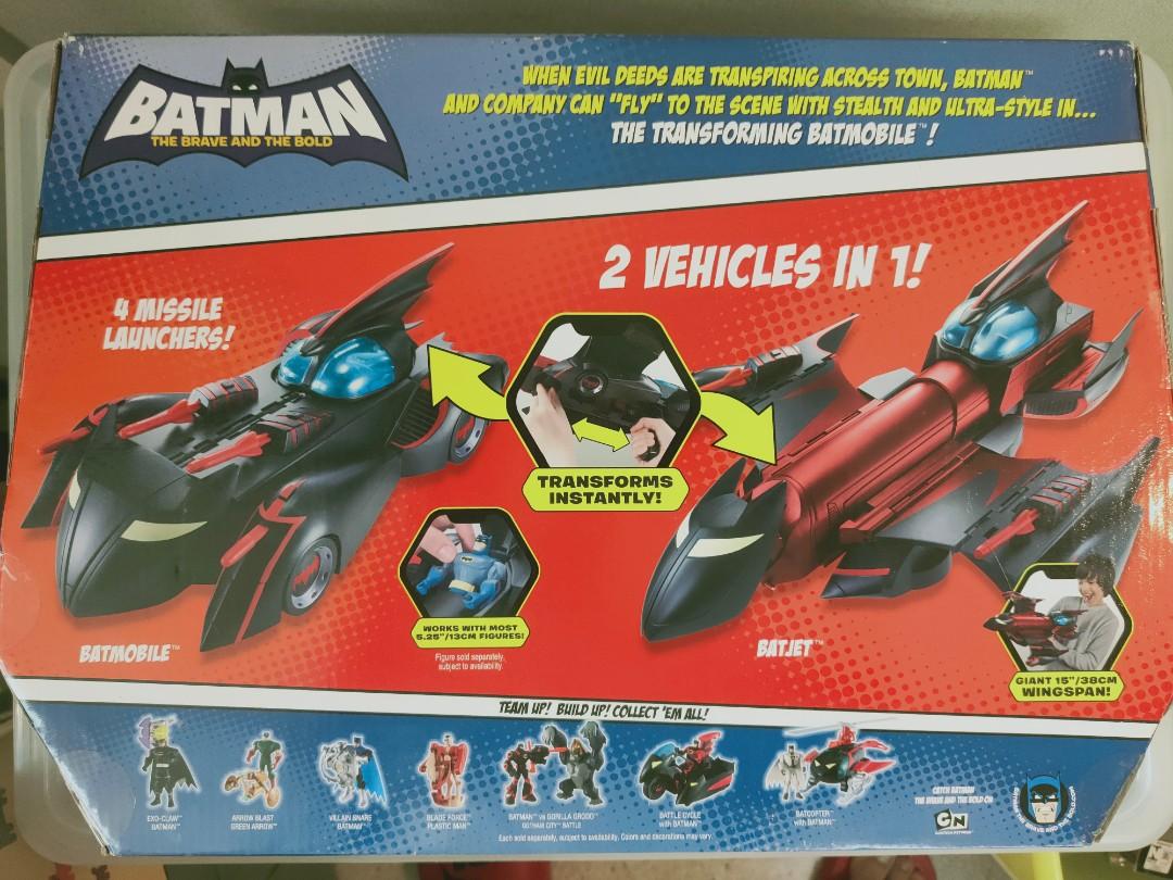 Batman The Brave and the Bold Transforming Batmobile, Hobbies & Toys ...
