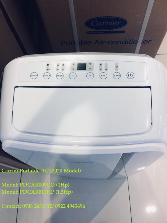 Brand New CARRIER PORTABLE AIRCON (2020 Model), TV & Home Appliances ...