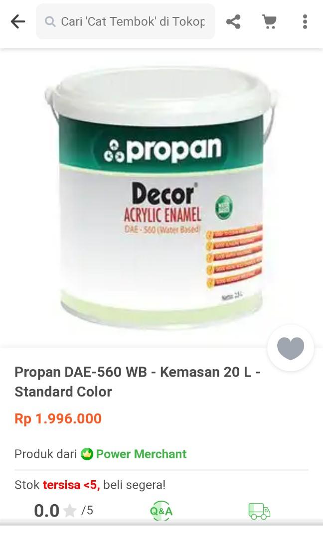 Cat Tembok Propan, Serba Serbi, Others di Carousell