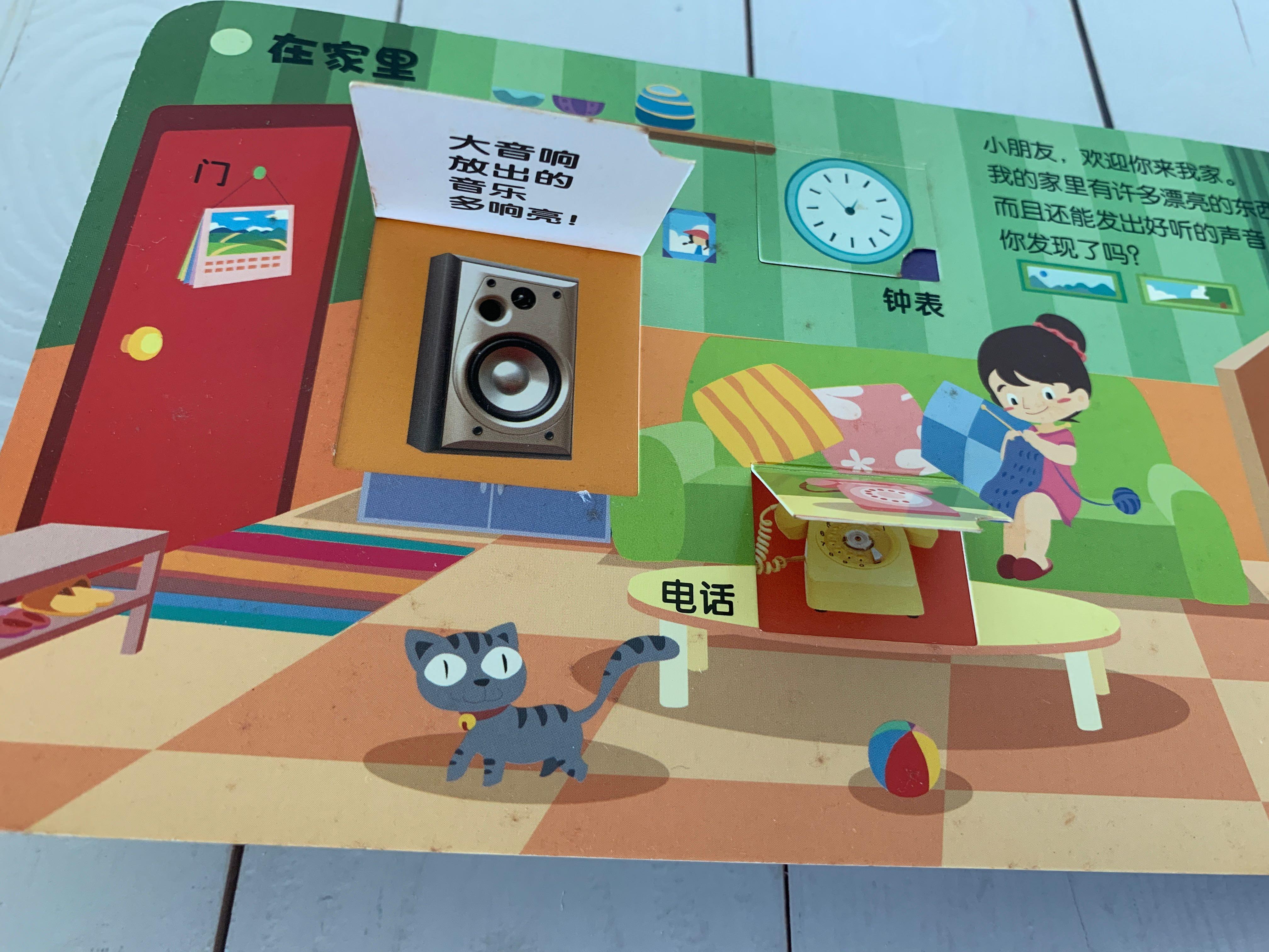 Chinese Children Picture Sound Book with Lift The Flaps (City and Life ...