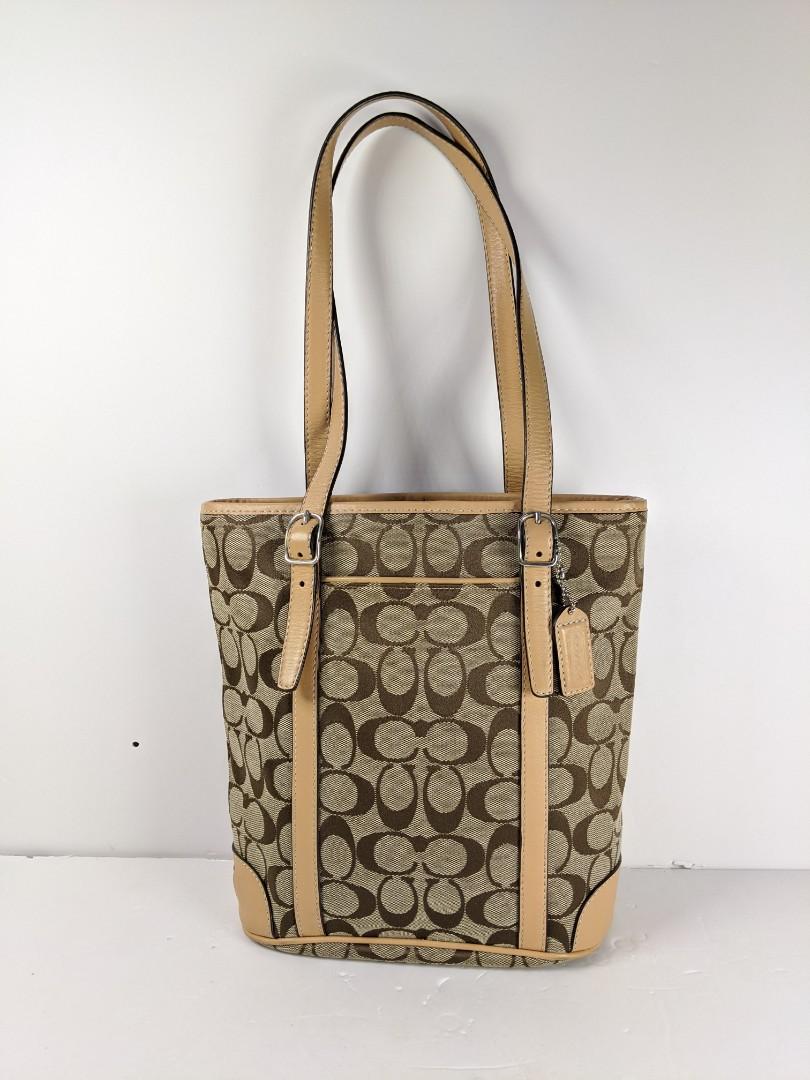 Coach Monogram Tote Bag, Luxury, Bags & Wallets on Carousell