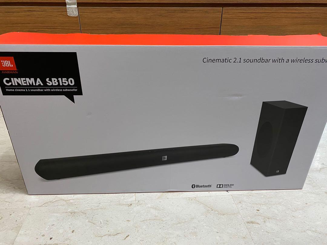 JBL SB150 Cinema Sound Bar Wireless Subwoofer, Electronics, Audio on ...