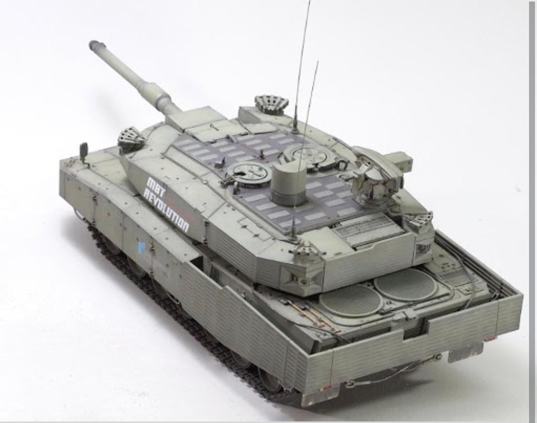 Leopard 2 Revolution /A7+ SAF MBT model tank in 1/35 scale - The Beast ...