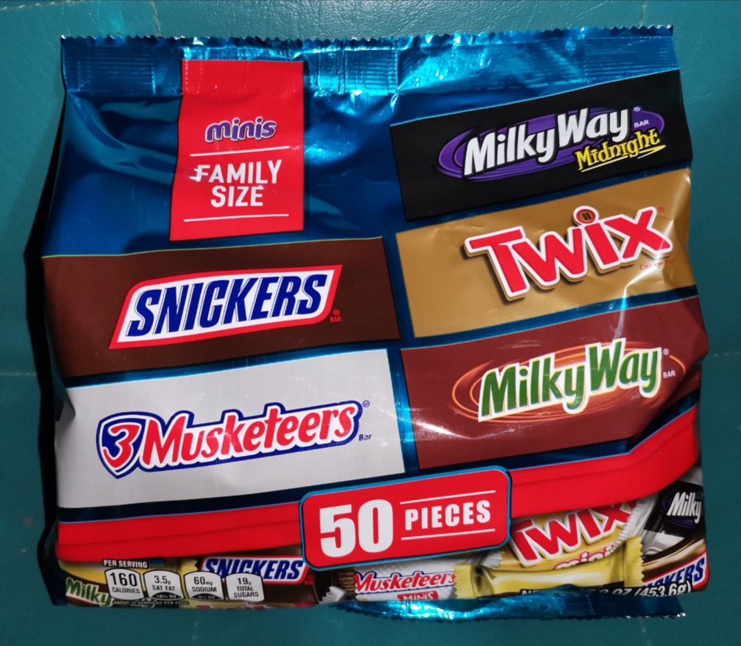 HOLIDAY SEASON SALE! MARS MINIS CHOCOLATE FAMILY ASSORTED VARIETY PACK ...