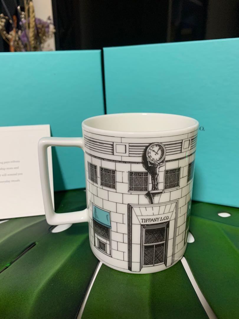 Limited Tiffany flagship facade mug, Luxury, Accessories on Carousell