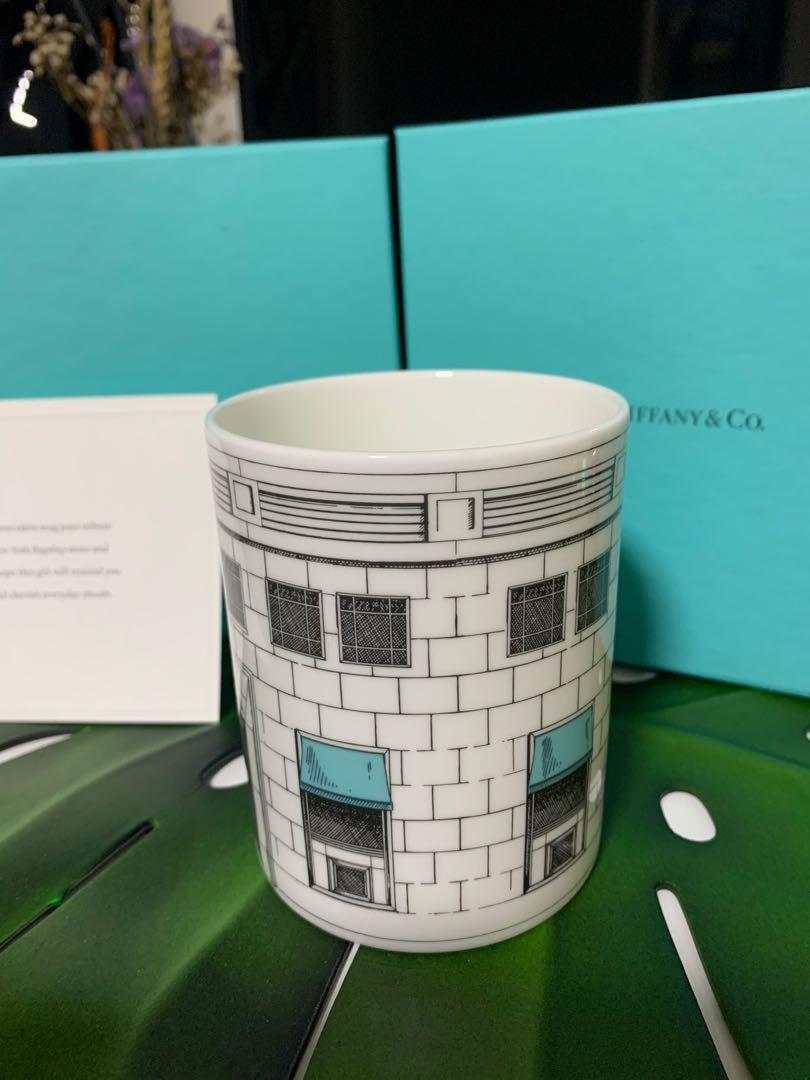 Limited Tiffany flagship facade mug, Luxury, Accessories on Carousell