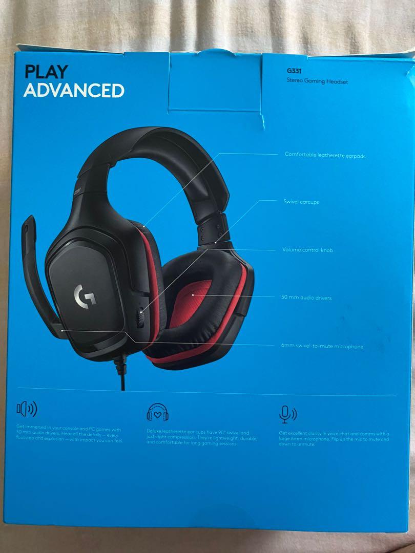 Logitech G331 Gaming Headset, Audio, Headphones & Headsets on Carousell