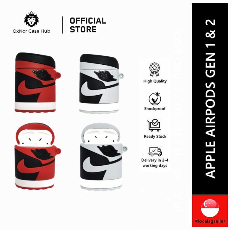 Nike Air Jordan 1 Airpods Case, Mobile Phones & Tablets, Mobile ...