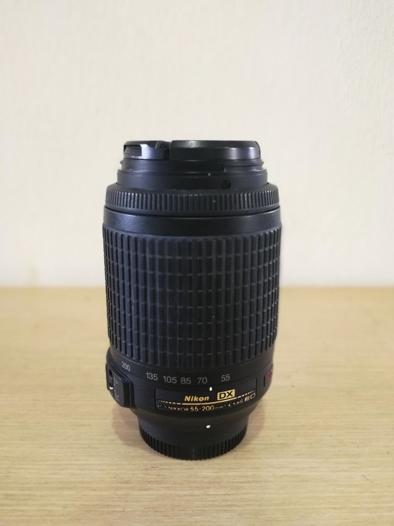 Nikon Lens 55-200mm, Photography, Lens & Kits on Carousell