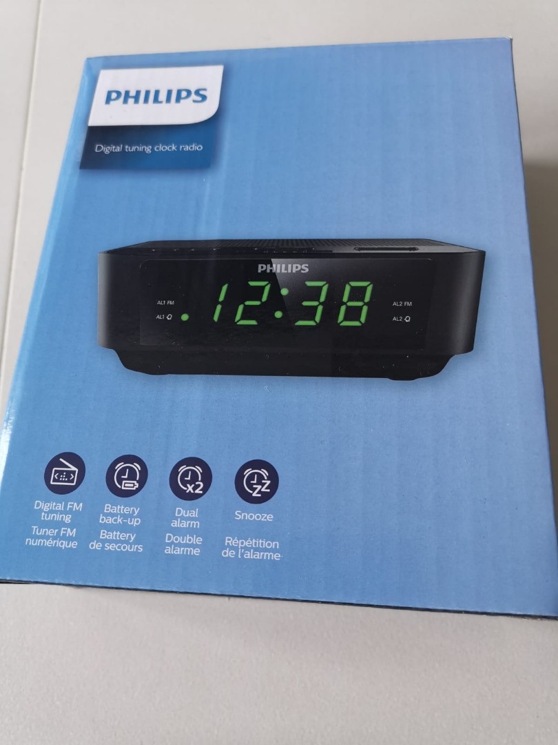Philips Clock Radio, Audio, Portable Music Players on Carousell