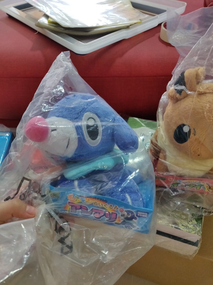 Pokemon - Eevee & Popplio, Hobbies & Toys, Toys & Games on Carousell