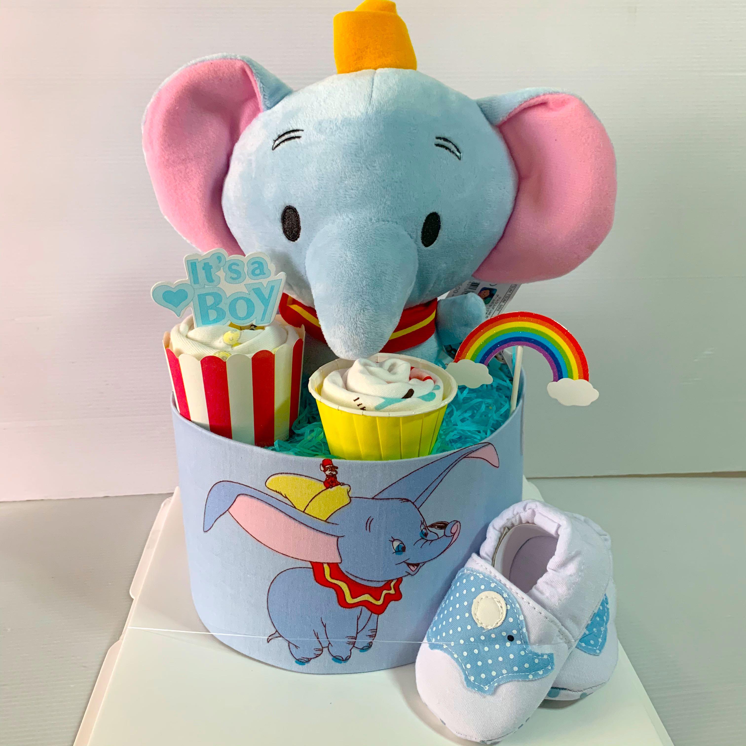 Dumbo Diapers Cake, Babies & Kids, Babies & Kids Fashion on Carousell