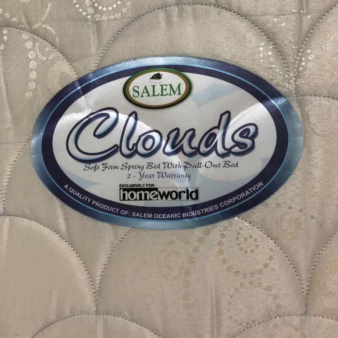 Salem Bed with Pull-Out Full Double Size, Furniture & Home Living ...