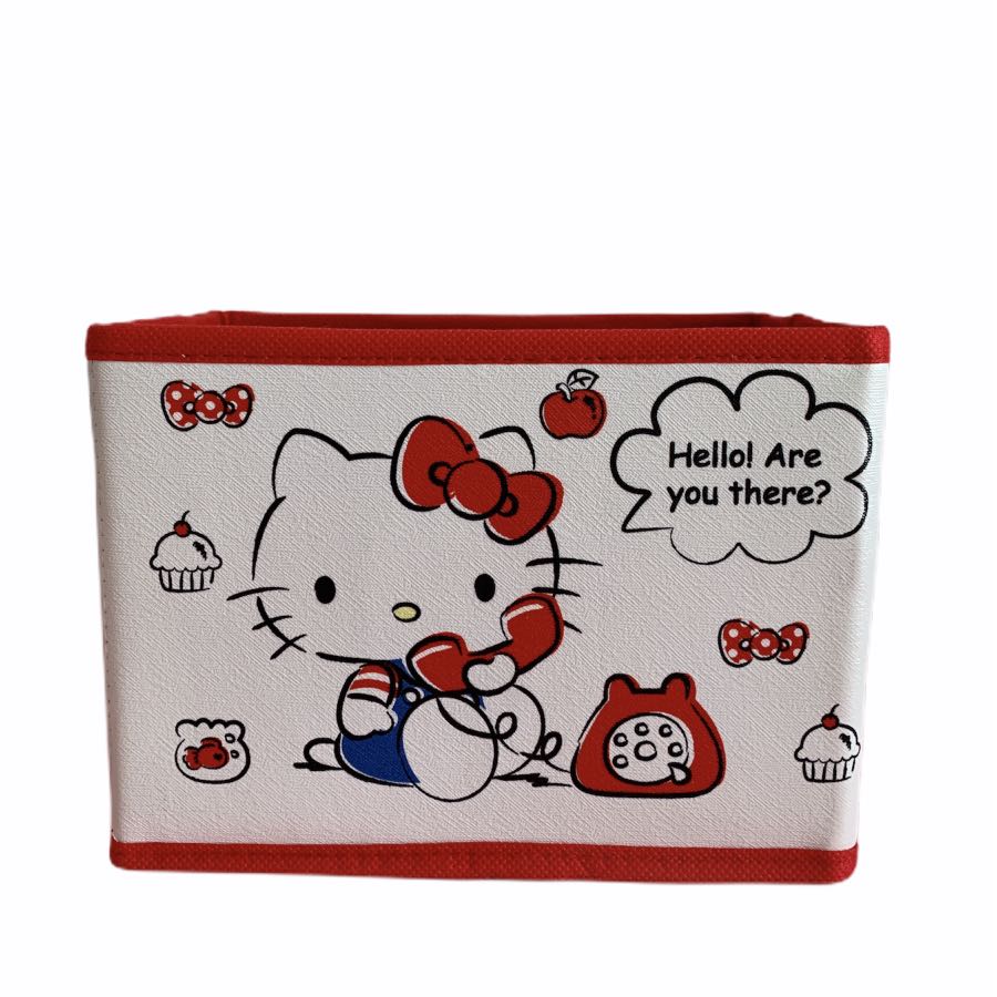 Sanrio Hello Kitty Storage Box Container Red White, Hobbies & Toys ...