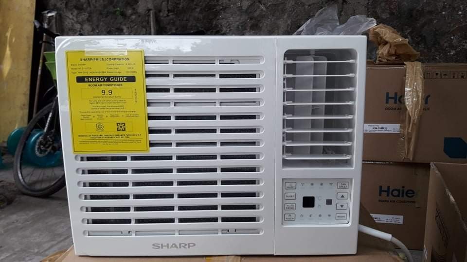 sharp window type aircon 1hp remote control, TV & Home Appliances, Air ...