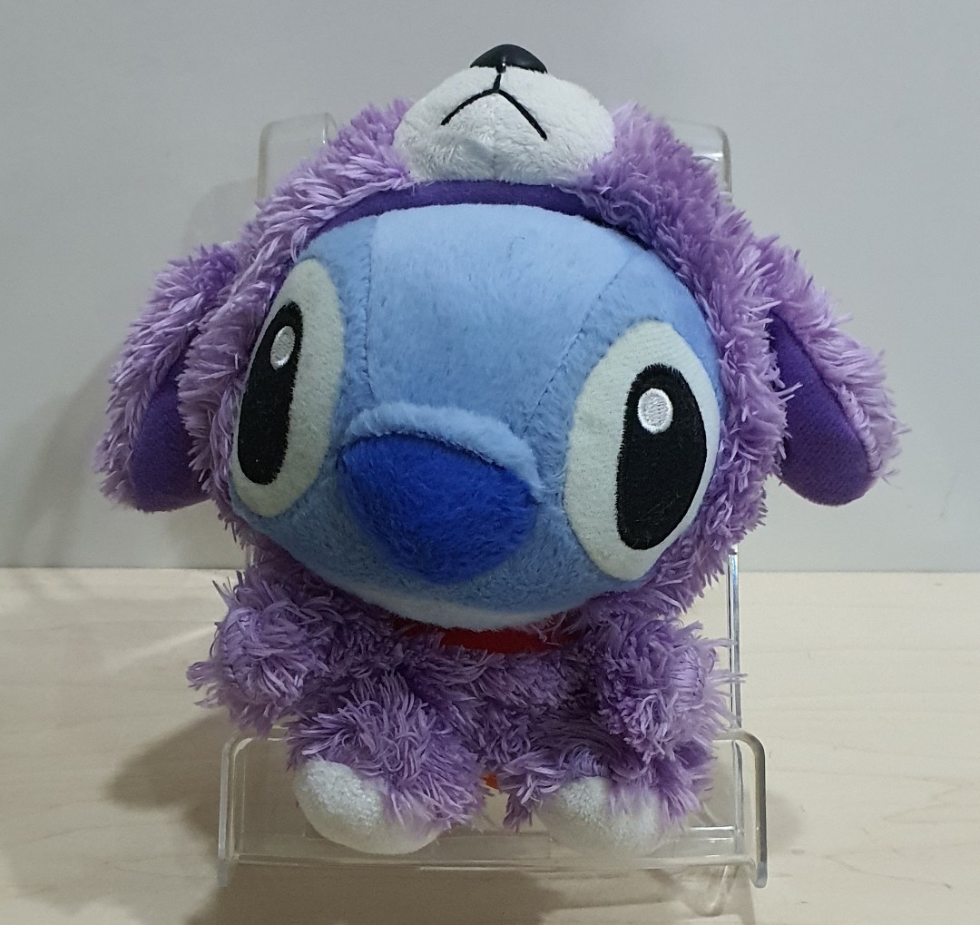 Stitch in bear costume plush, Hobbies & Toys, Toys & Games on Carousell