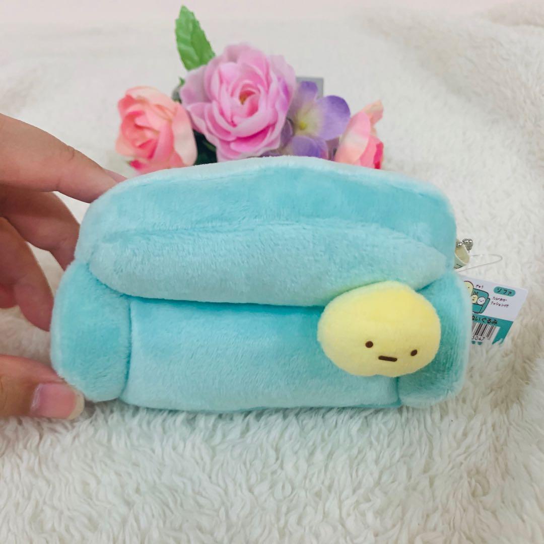 Sumikko Gurashi Pink & Blue Chair/ Sofa/ Furniture Plush Keychains ...