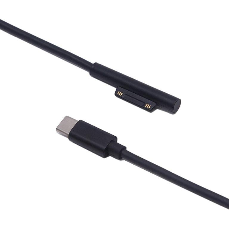 Surface Pro Connector to USB-C Charging Cable for Microsoft Surface ...