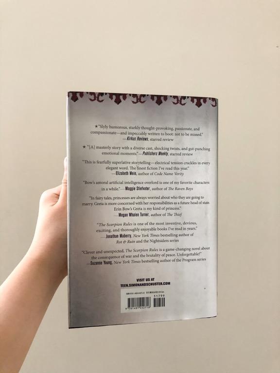 The Scorpion Rules - Erin Bow, Buku & Alat Tulis, Buku di Carousell