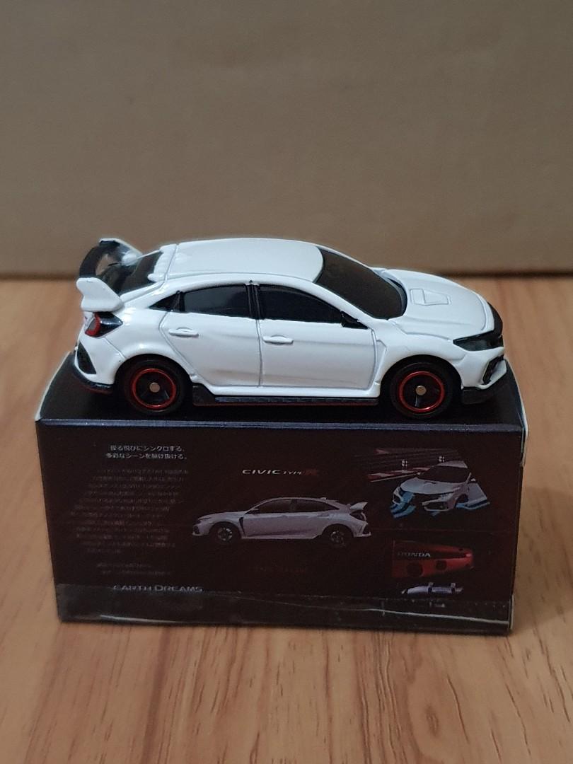 Tomica #58 Honda Civic Type R FK8 White, Hobbies & Toys, Toys & Games ...
