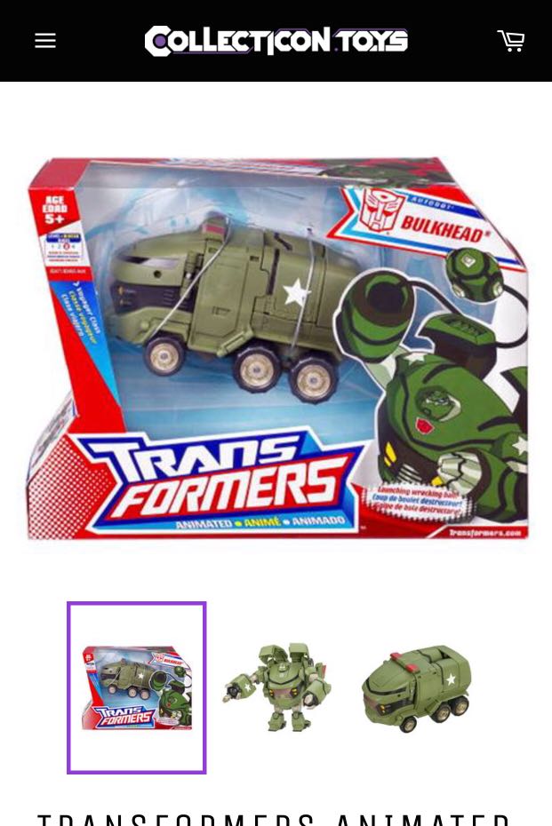 Transformers Animated Autobot Bulkhead, Hobbies & Toys, Toys & Games on ...