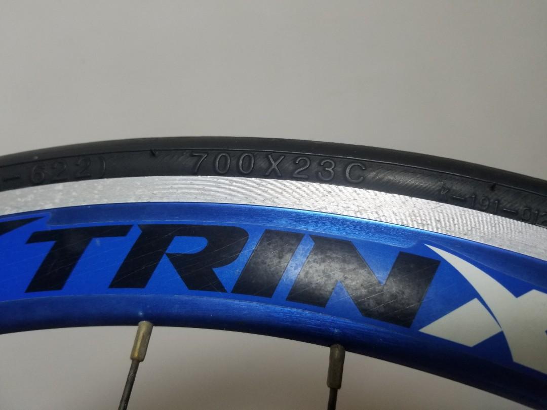 Trinx Original tire rims with tube., 運動產品, 單車及配件, 單車 - Carousell