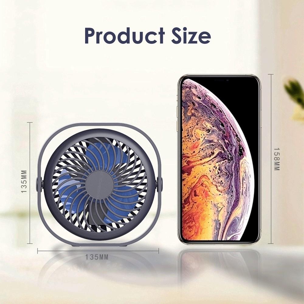Usb Fan Mini Fan Kipas Angin Mute 360 Degree Rotation Portable Fan with ...