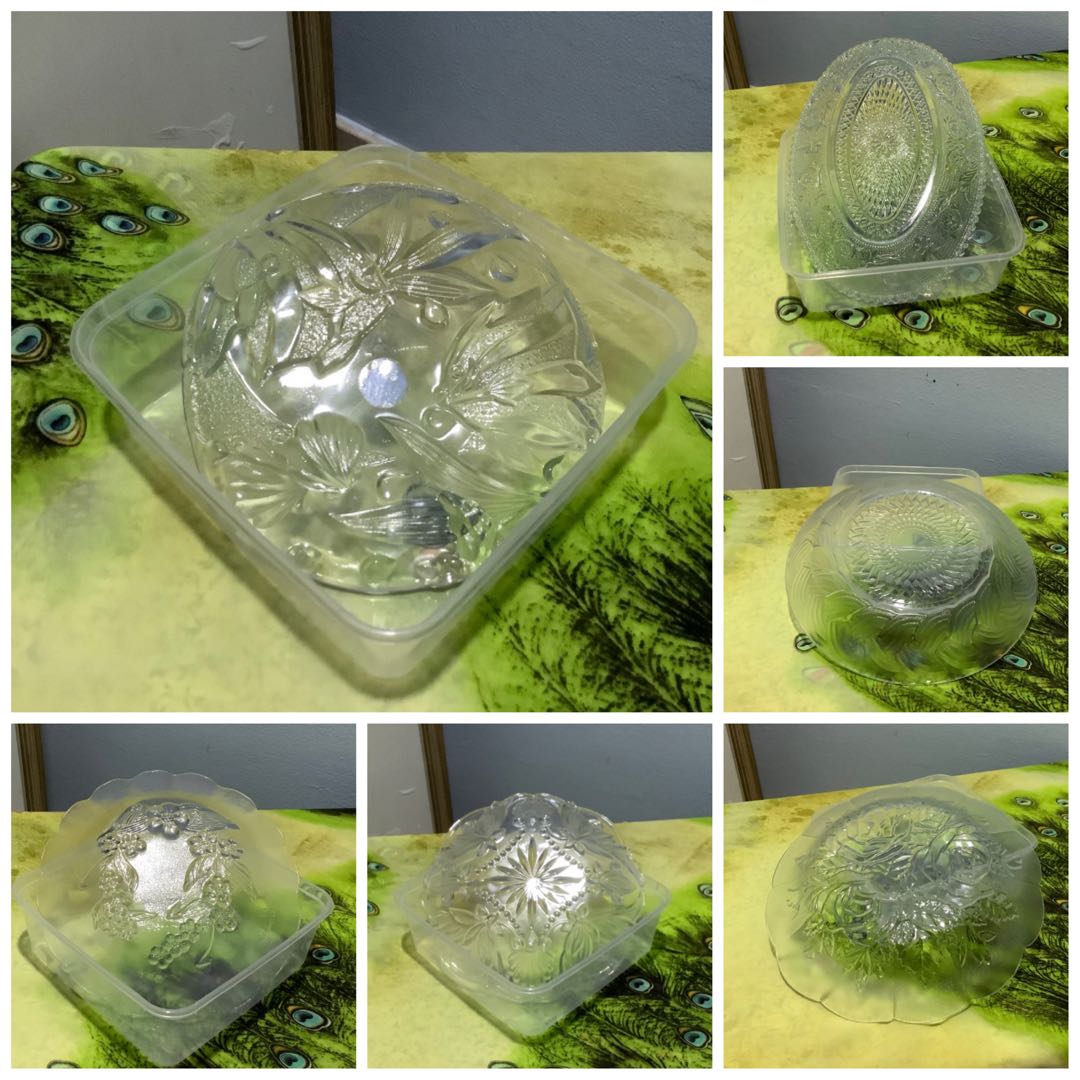 Vintage Japan Soga Crystal Plate & Bowl(1 for $29.95 All 6 for $129.00 ...