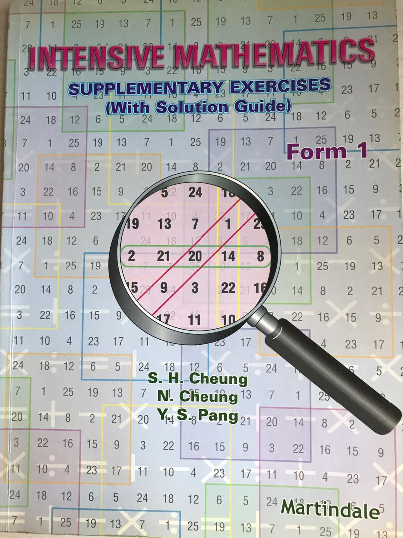 [二手] Intensive Mathematics Supplementary Exercises Form 1, 興趣及遊戲, 書本 ...