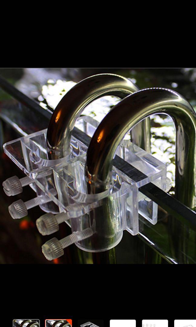acrylic fixture for pipes (12mm 16mm), Pet Supplies, Homes & Other Pet ...